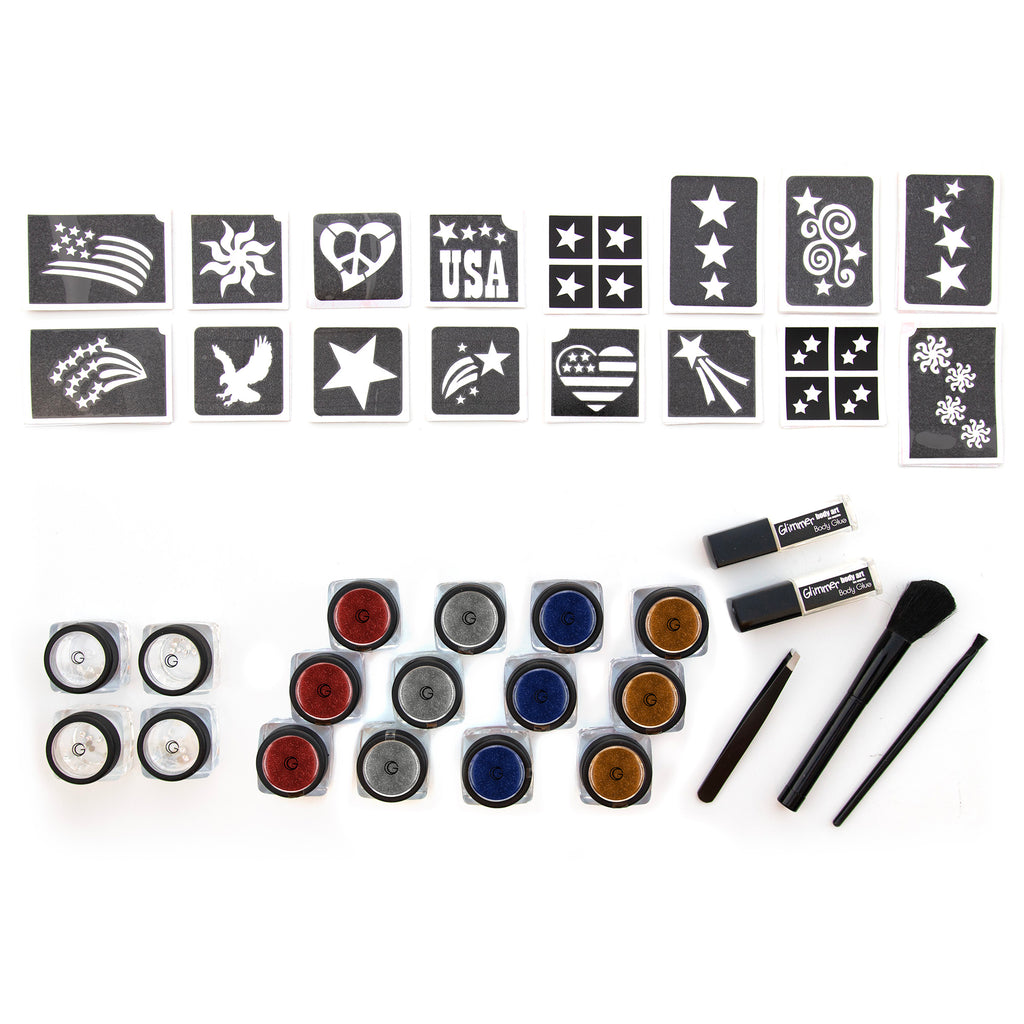 Glitter Tattoo Kits - Glimmer Body Art
